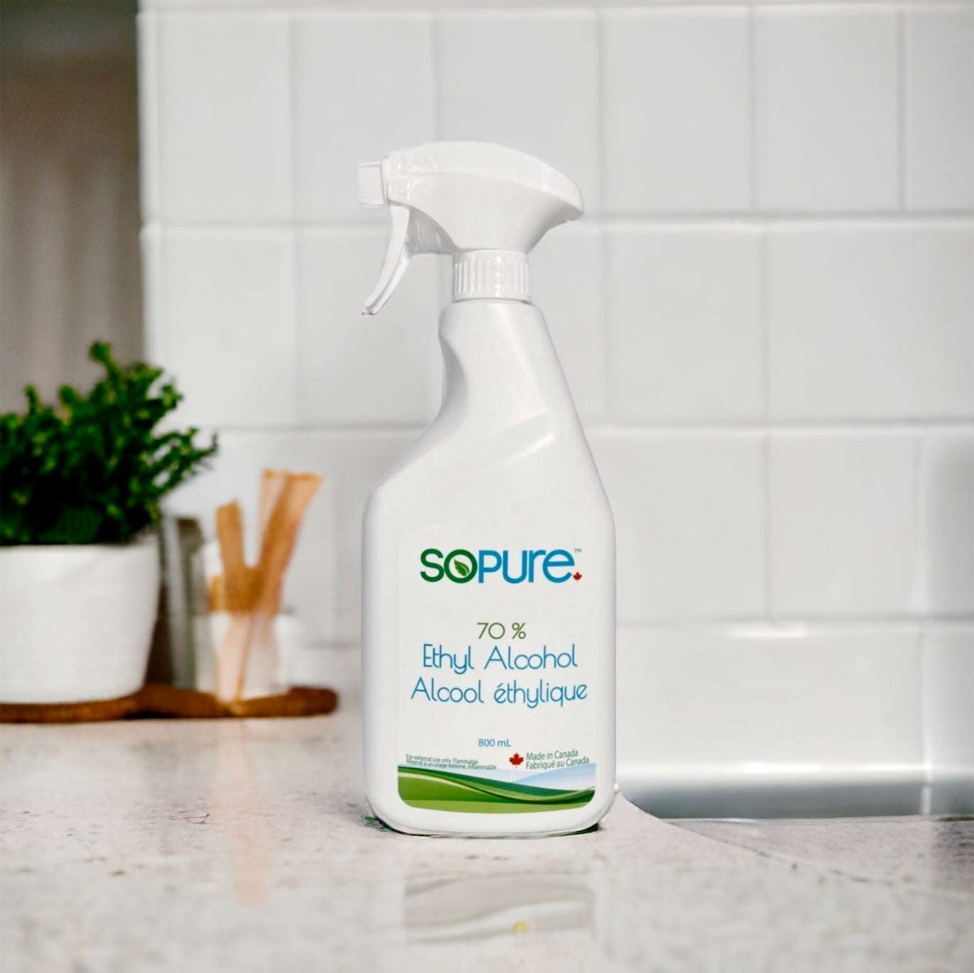 SoPure 70% Ethyl Alcohol Spray (800 mL), Case of 3 – SoPure Products